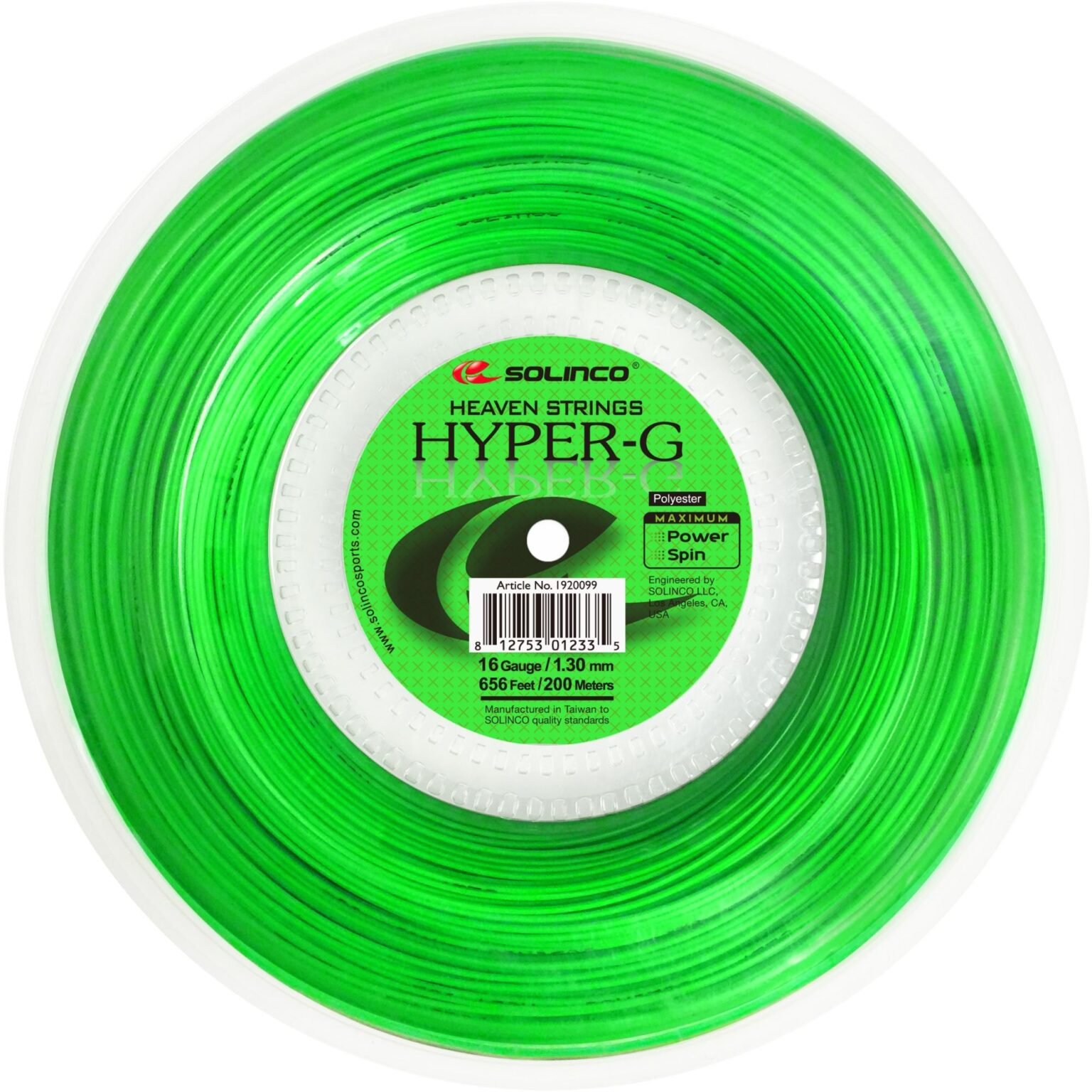 Solinco Hyper-G 19g Tennis String (Reel) - TennisRage