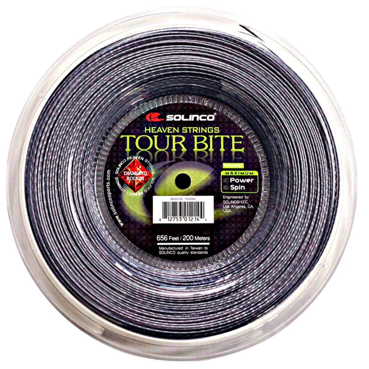 Solinco Tour Bite Diamond Rough 17g Tennis String (Reel) - TennisRage